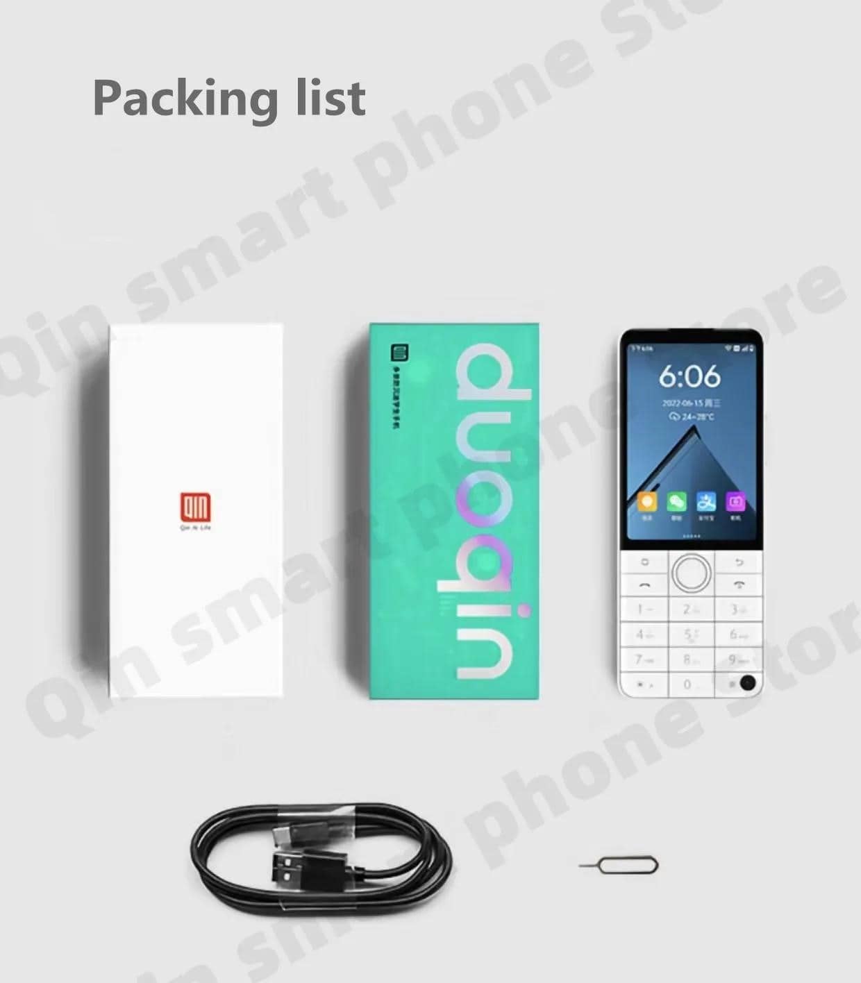 Qin F22 Pro версия на Google Duoqin MTK Helio G85 Wifi 3.54 инча Octa ...